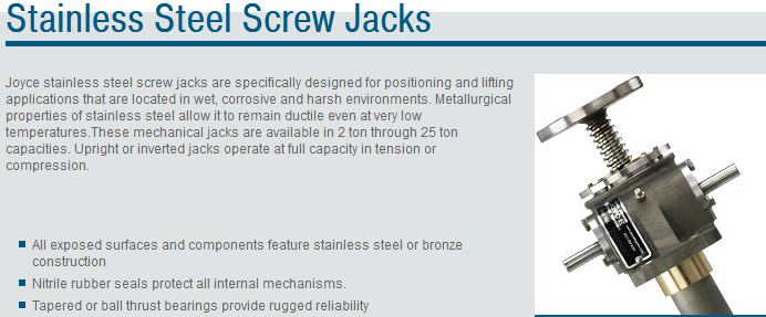 Joyce Dayton Screw Jacks #800-428-9347